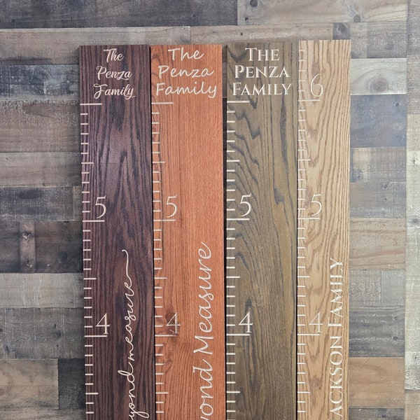 Wood Growth Chart - Etsy