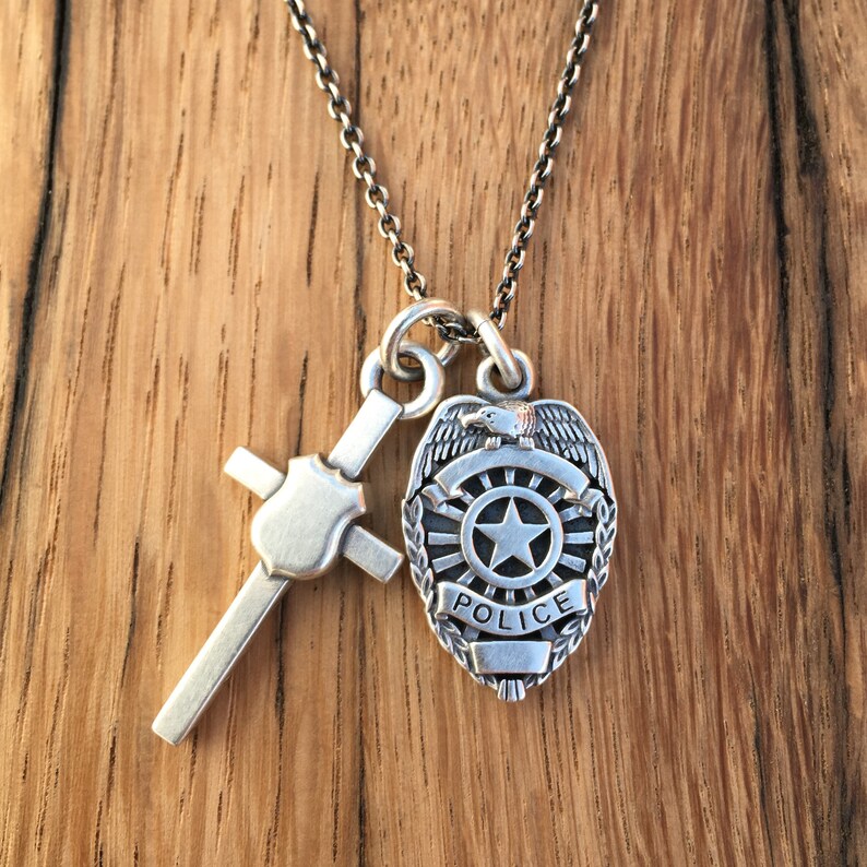 Police Badge Pendant - Etsy
