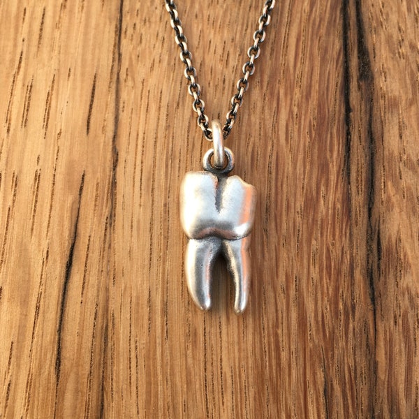 Silver Tooth Charm - Etsy