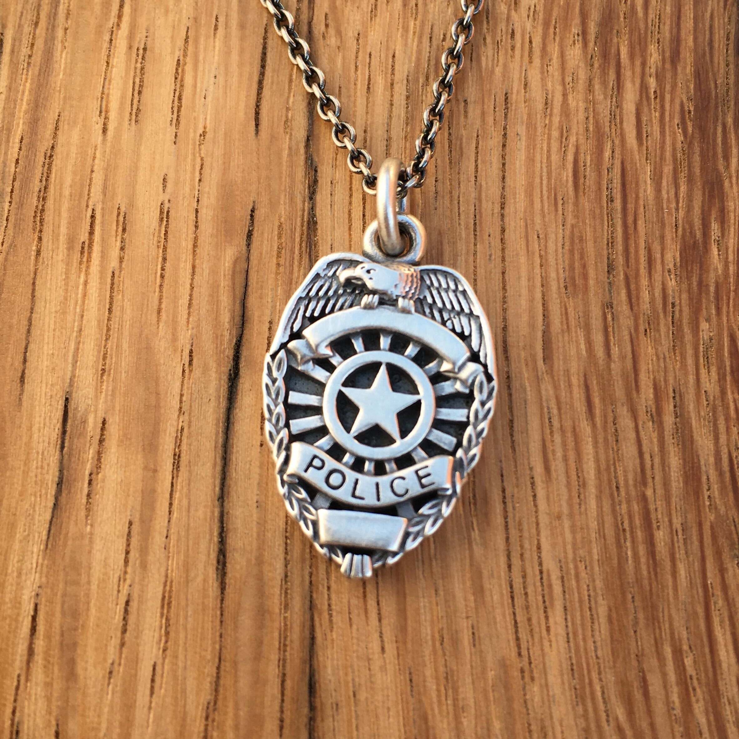 Police Badge Pendant - Etsy