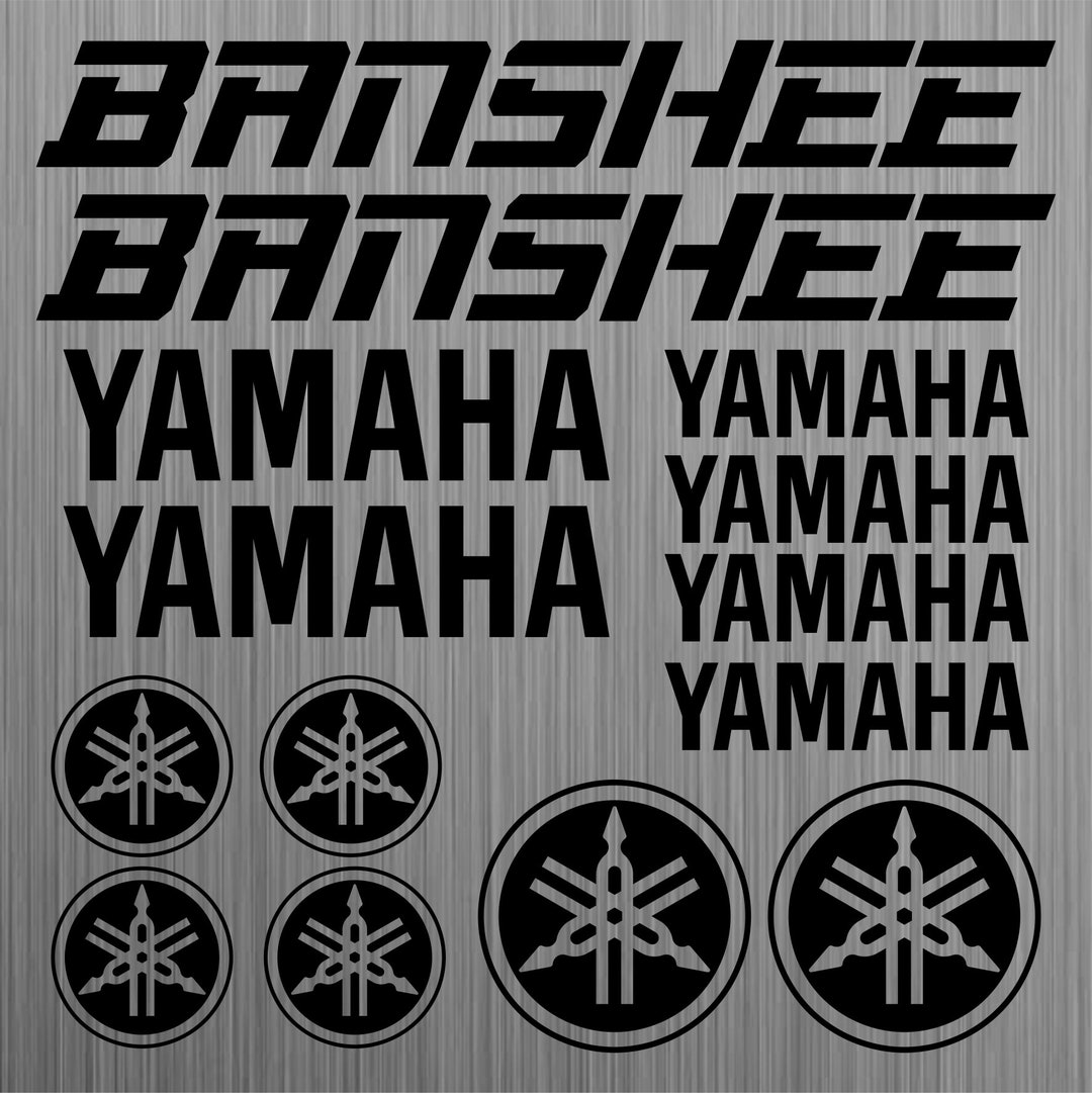YAMAHA BANSHEE Sticker Sticker Quad Decal ATV 14pcs Pieces - Etsy
