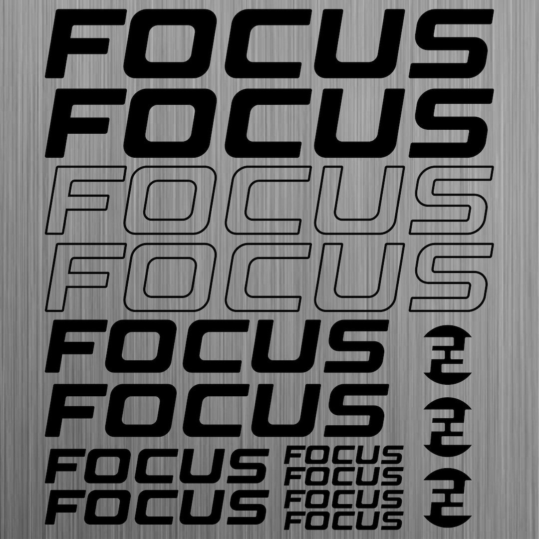 FOCUS Sticker Bike Bike Mtb Bmx Road 15pcs - Etsy