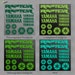 YAMAHA Raptor Sticker Sticker Quad Decal ATV 14pcs Pieces Pieces - Etsy