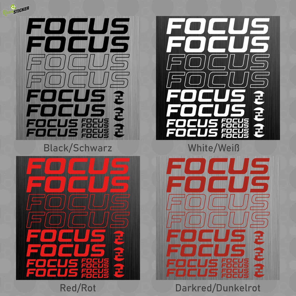 FOCUS Sticker Bike Bike Mtb Bmx Road 15pcs - Etsy