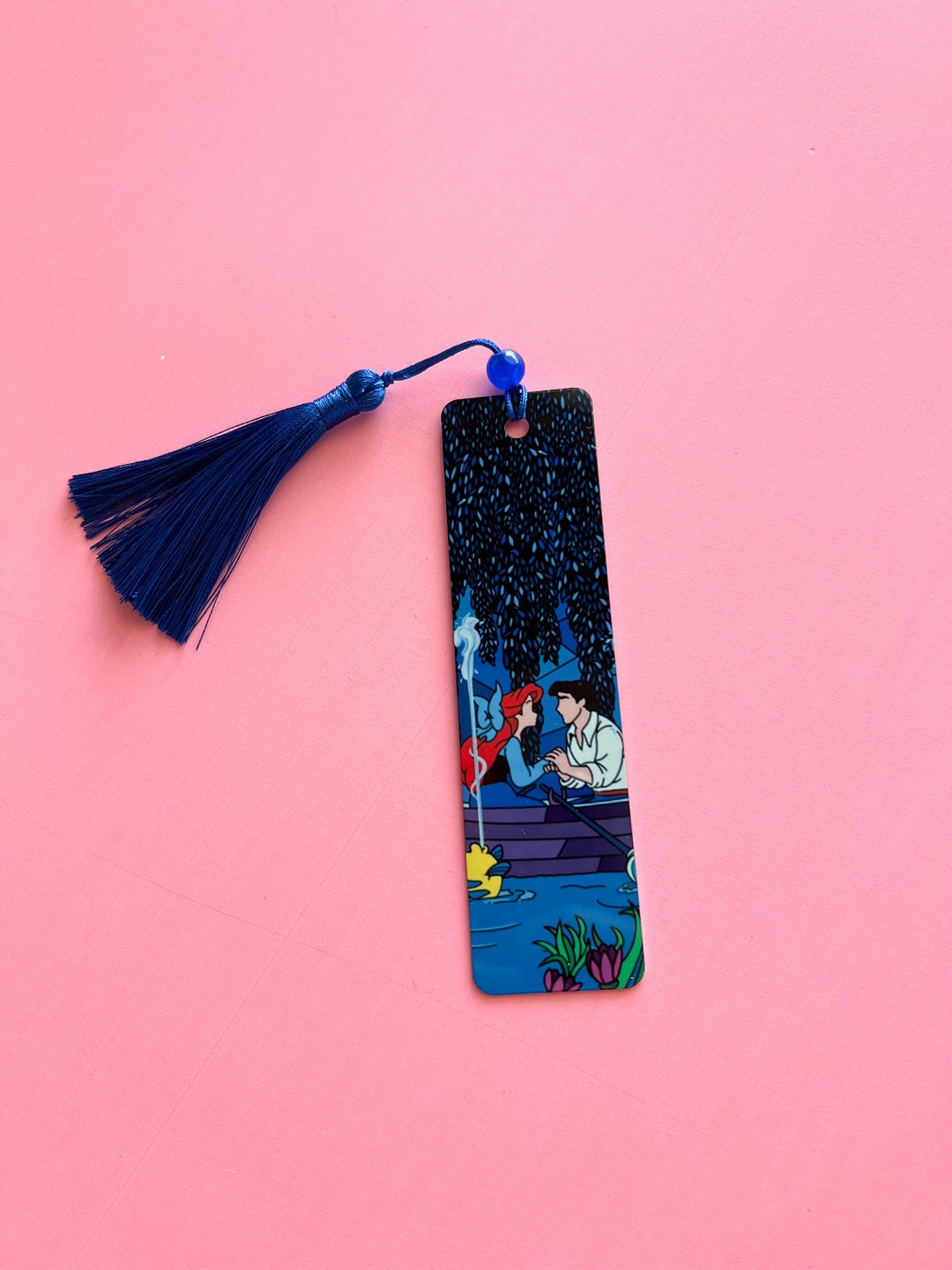Kiss the Girl Little Mermaid Bookmark/ Ariel and Eric Stained Glass ...
