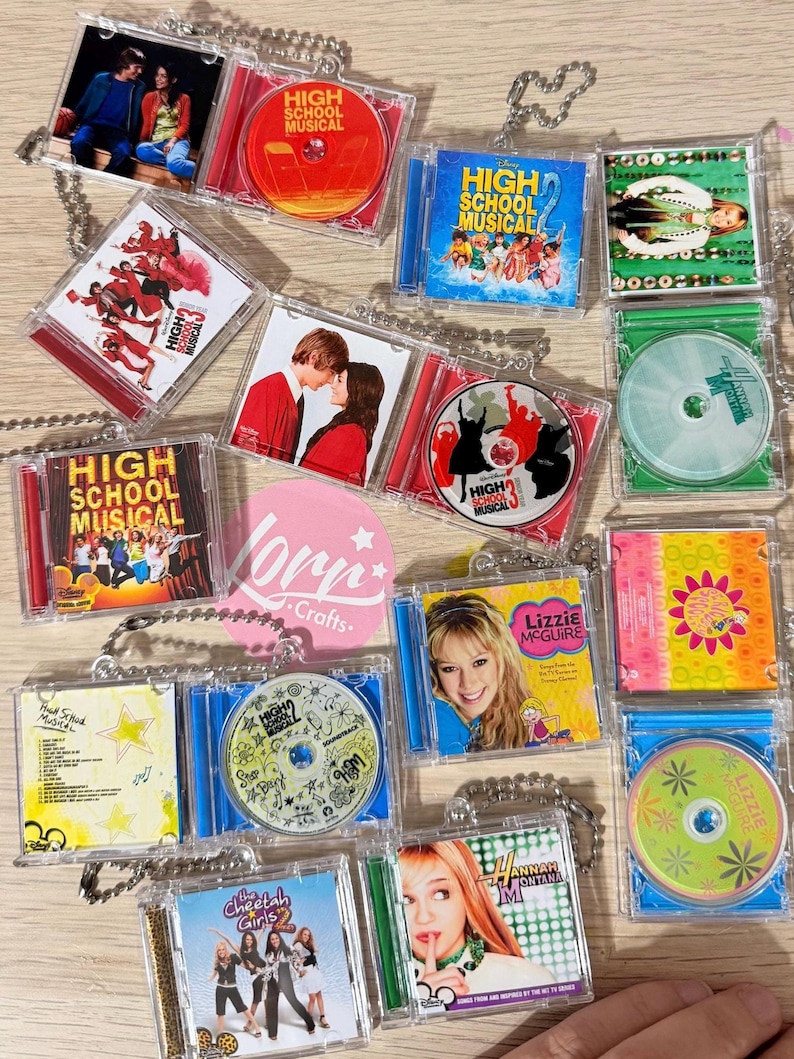 Nostalgia Miniature Album CD Keychain - Personalized Music Gift Plays ...