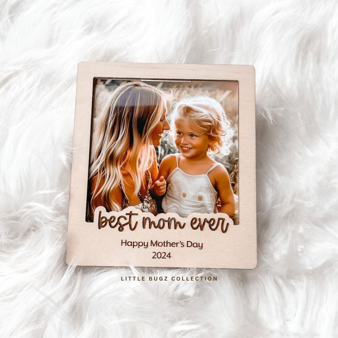 Mother's Day Fridge Magnet, Custom Photo Frame Magnet, Mother’s Day ...