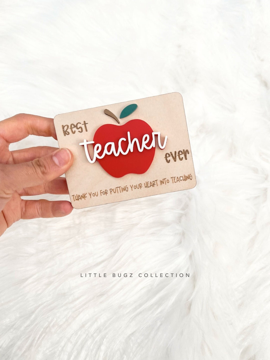 Teacher Appreciation Gift, Teacher Gift Card Holder, Teacher Magnet ...