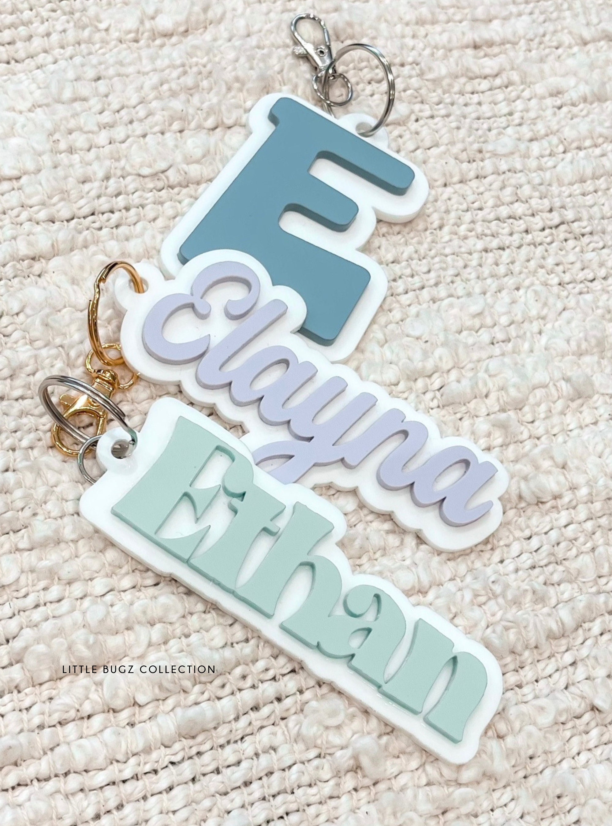 Acrylic Name Keychain, Personalized Acrylic Keychain, Back to School ...