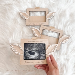 Angel Baby Ultrasound Picture Frame | Pregnancy Loss Keepsake - Etsy
