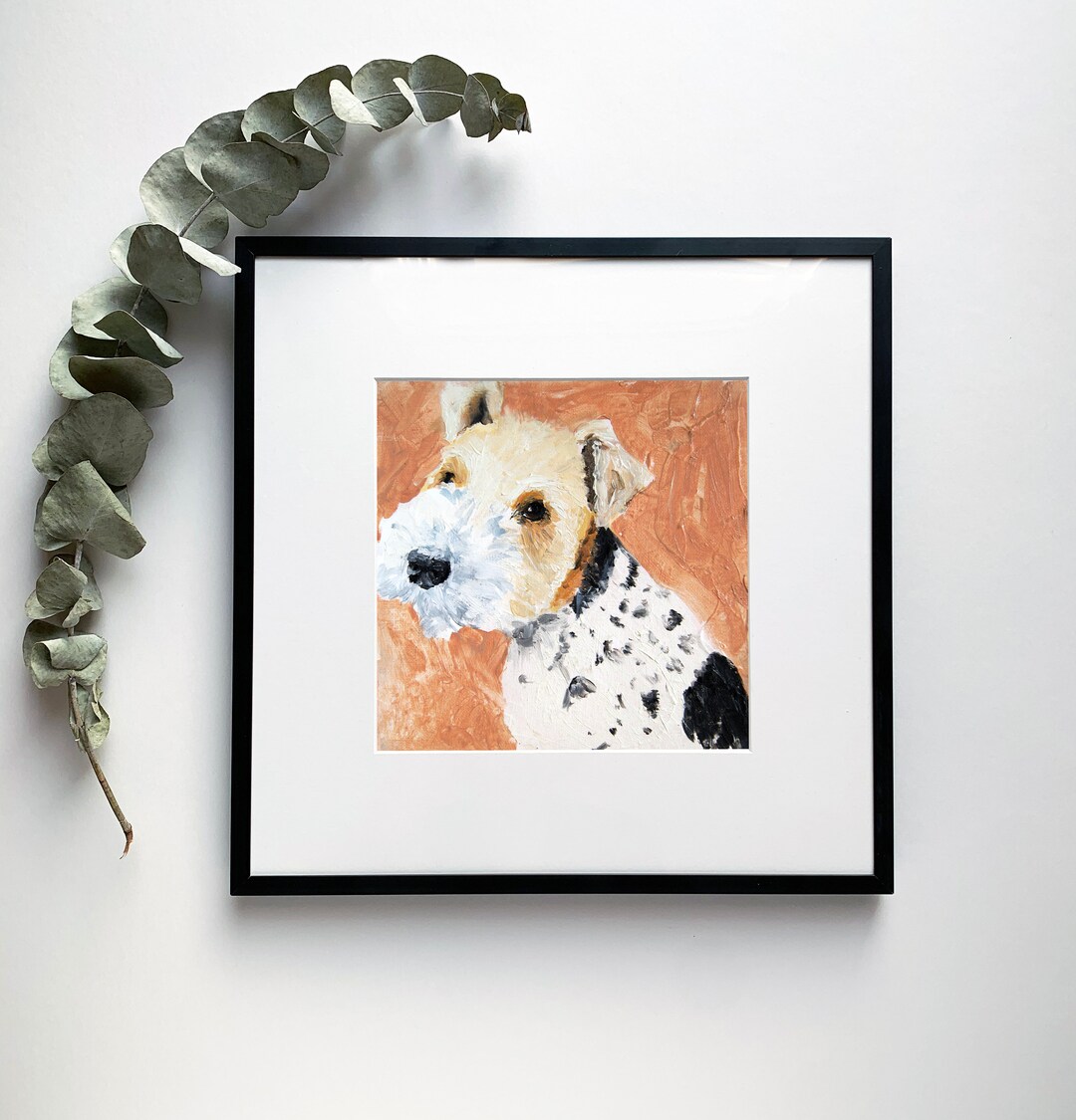 Fox Terrier Print Dog Print Dog Painting Dog Gift Terrier - Etsy