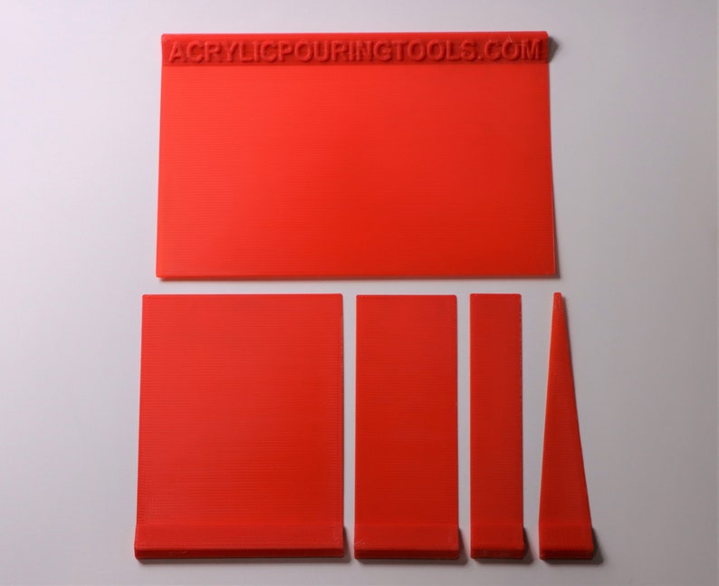 The Original Acrylic Pouring Swipe Tool© ! 3d Printed Swipe Tool for ...