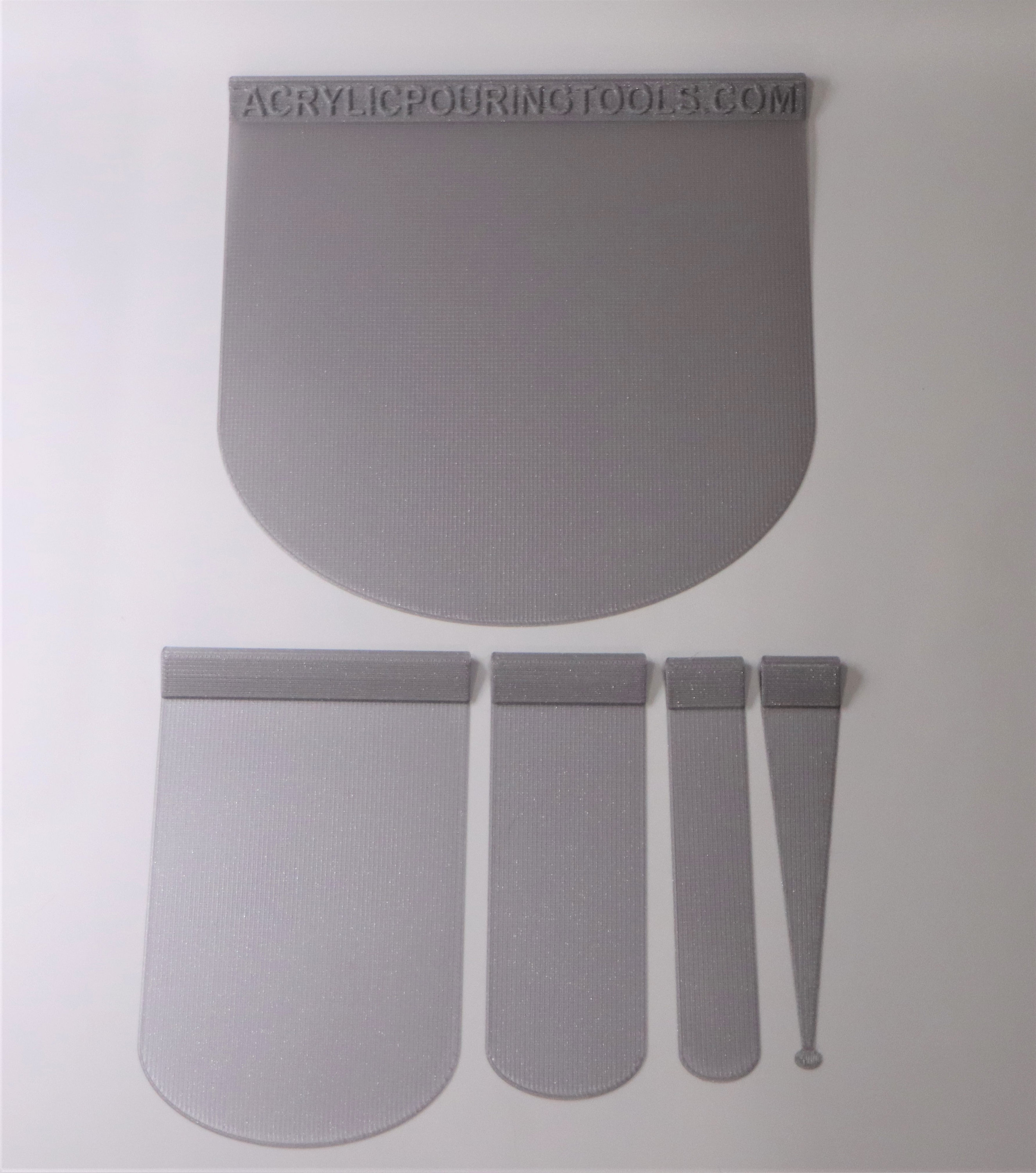 The Original Acrylic Pouring Rounded Swipe Tool© ! 3d Printed Swipe ...