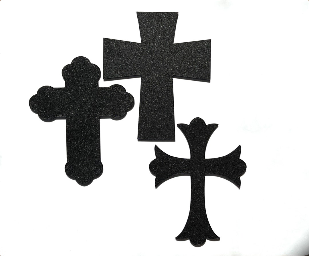 Unfinished 3D Printed Cross for Acrylic Pouring 8" Across X 9.5" Tall ...