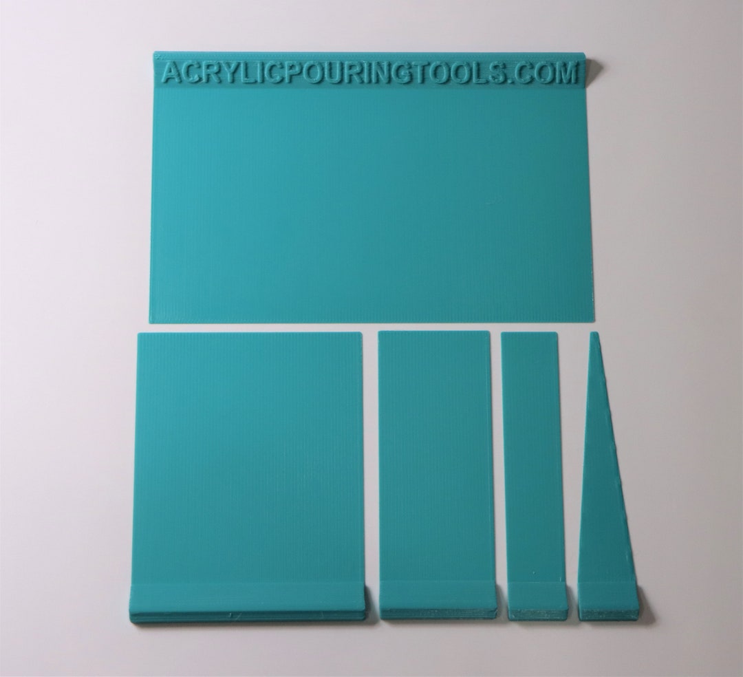 The Original Acrylic Pouring Swipe Tool© 3d Printed Swipe Tool for ...