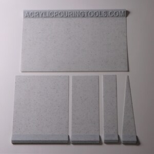 The Original Acrylic Pouring Swipe Tool© ! 3d Printed Swipe Tool for ...