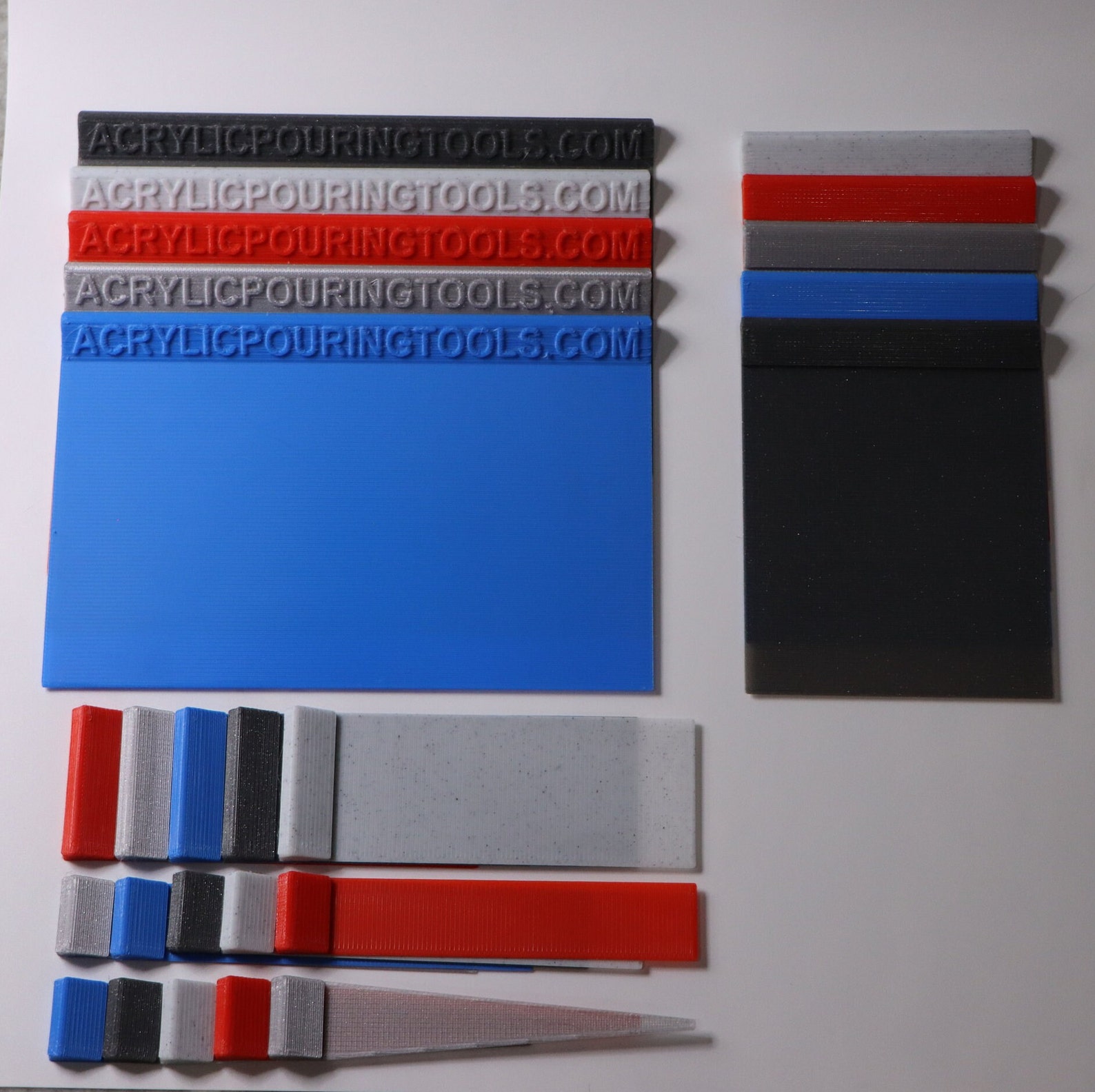 The Original Acrylic Pouring Swipe Tool© 3d Printed Swipe - Etsy