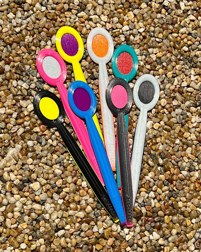 The Original Drizzle Spoon© Set of 8 Acrylic Pouring Tools - Etsy