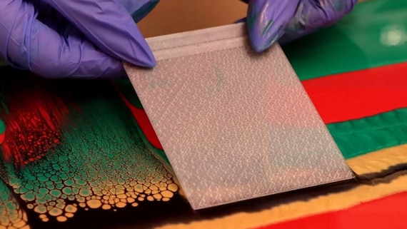 The Original Acrylic Pouring Swipe Tool© 3d Printed Swipe - Etsy