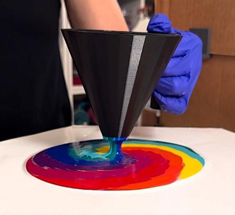 Split Funnel With 8 Chambers Acrylic Pouring Tools - Etsy