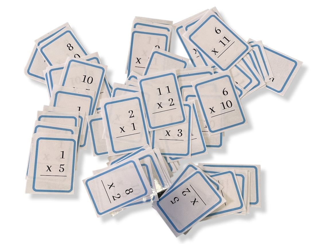 Multiplication / Division Flashcards sea - Etsy