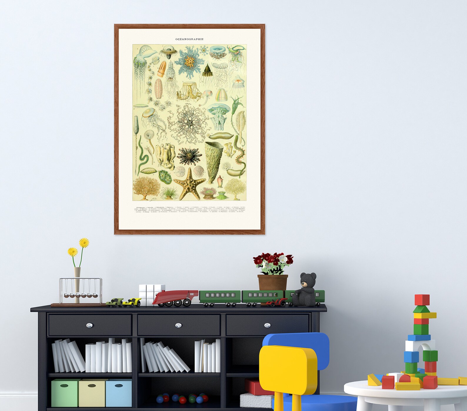 Printable Children's Wall Chart Educational Wall Chart | Etsy