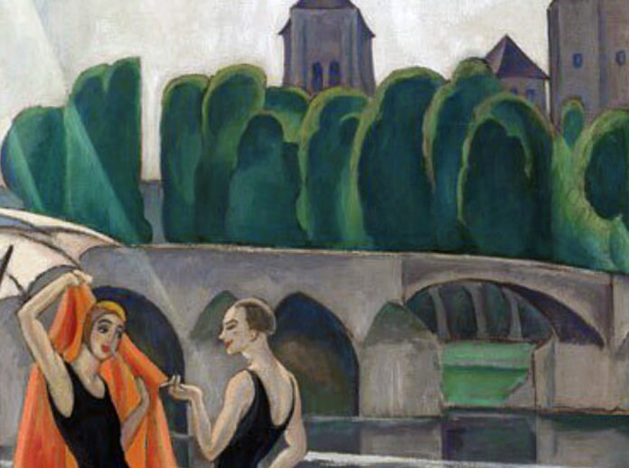 Gerda Wegener Art Deco Print, Loire Valley Scene, Vintage Home Decor - Etsy