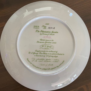 The Plantation Garden Plate - Etsy