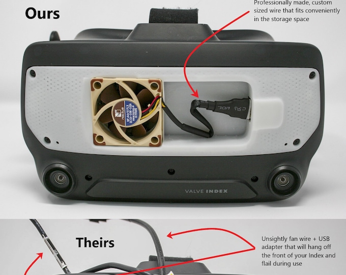 Valve Index Fan Frunk Adapter With Free Accessory (belt Clip) - Etsy