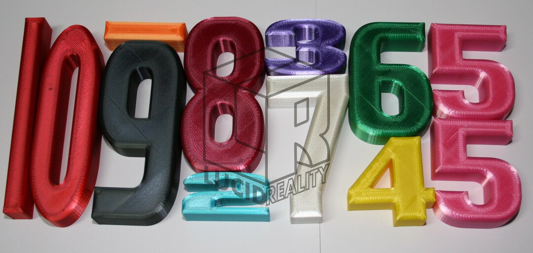 Summing Blocks Individual Blocks in Plastic - Etsy