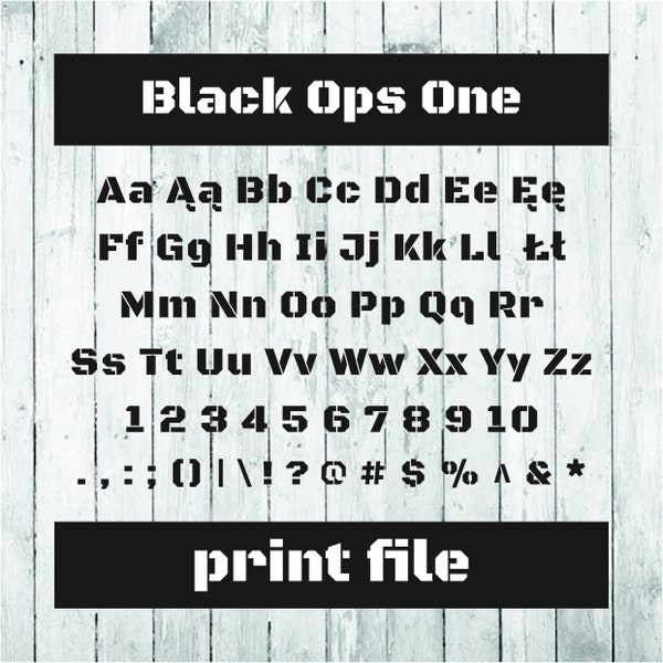 Black Ops - Etsy