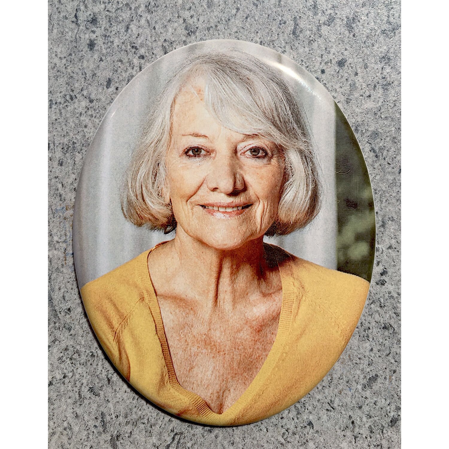 7x9cm Memorial Photo Plaque for Graves - Ceramic, Fade-resistant ...