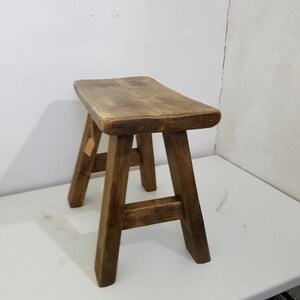 Rustic Wooden Milking Stool - Etsy