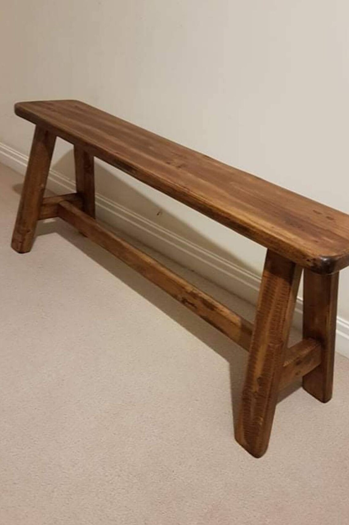 Rustic Wooden Milking Bench Seat/ Stool Table - Etsy