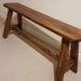 Rustic Wooden Milking Bench Seat/ Stool Table - Etsy