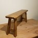 Narrow Rustic Wooden Milking Stool/ Bench - Etsy UK