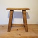 Wooden Milking Stool Large/ Rustic Bench - Etsy UK