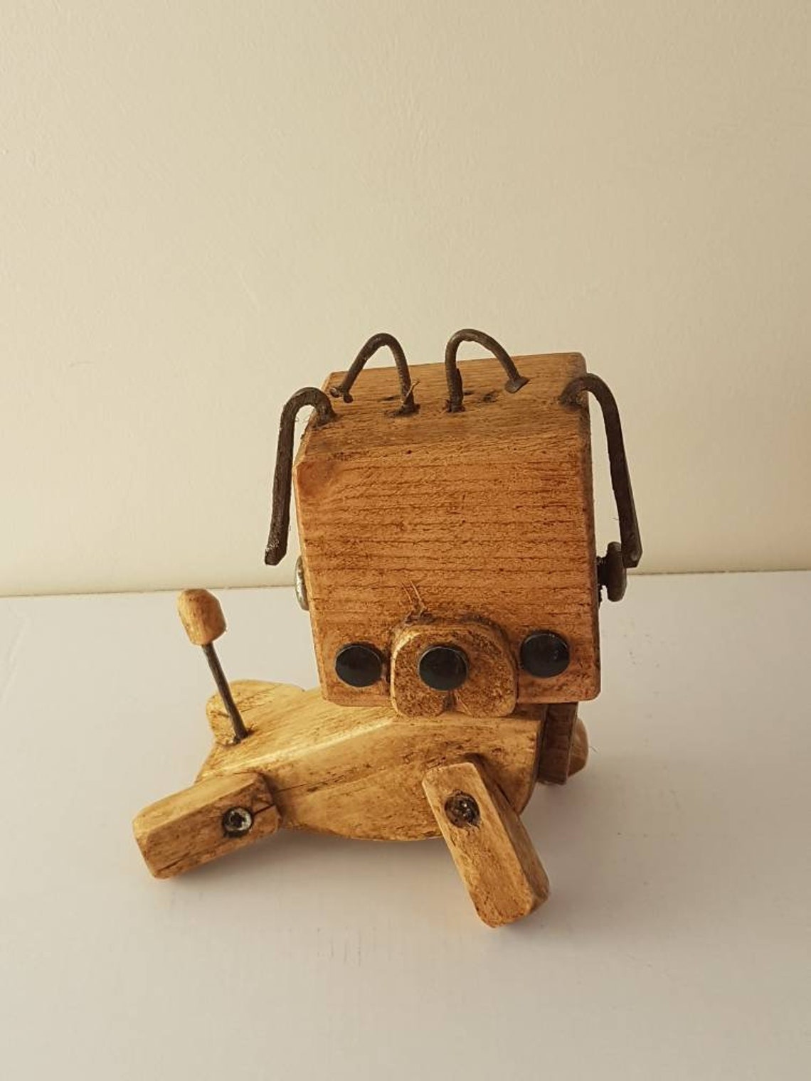 Wooden Robot Puppy Bot Rustic Toy Robot Wooden Figurine Wood - Etsy UK