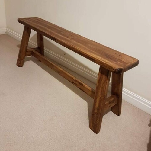 Rustic Wooden Milking Stool/ Bench - Etsy