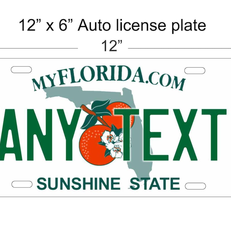 Personalized Vanity License Plates - Etsy