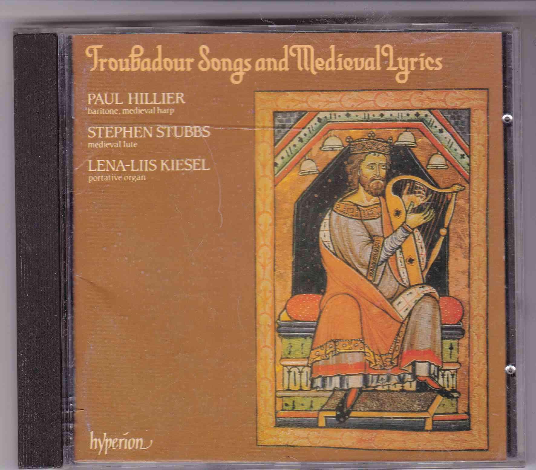 Vintage CD: Troubadour Songs and Medieval Lyrics Paul Hillier, Stephen ...