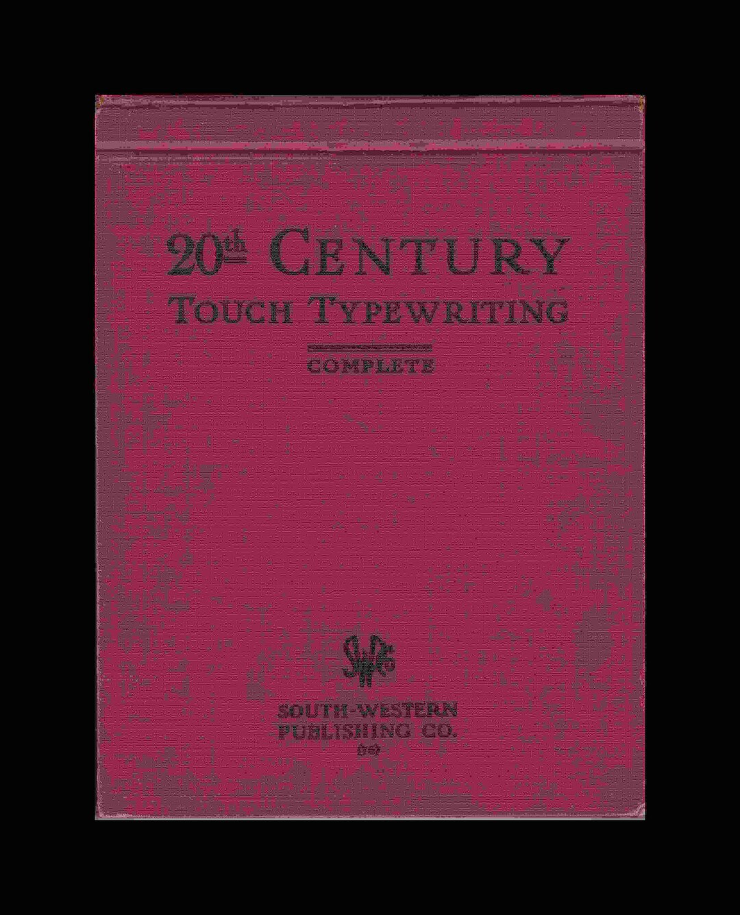 20th Century Touch Typewriting Complete (typing Manual), by D.D ...