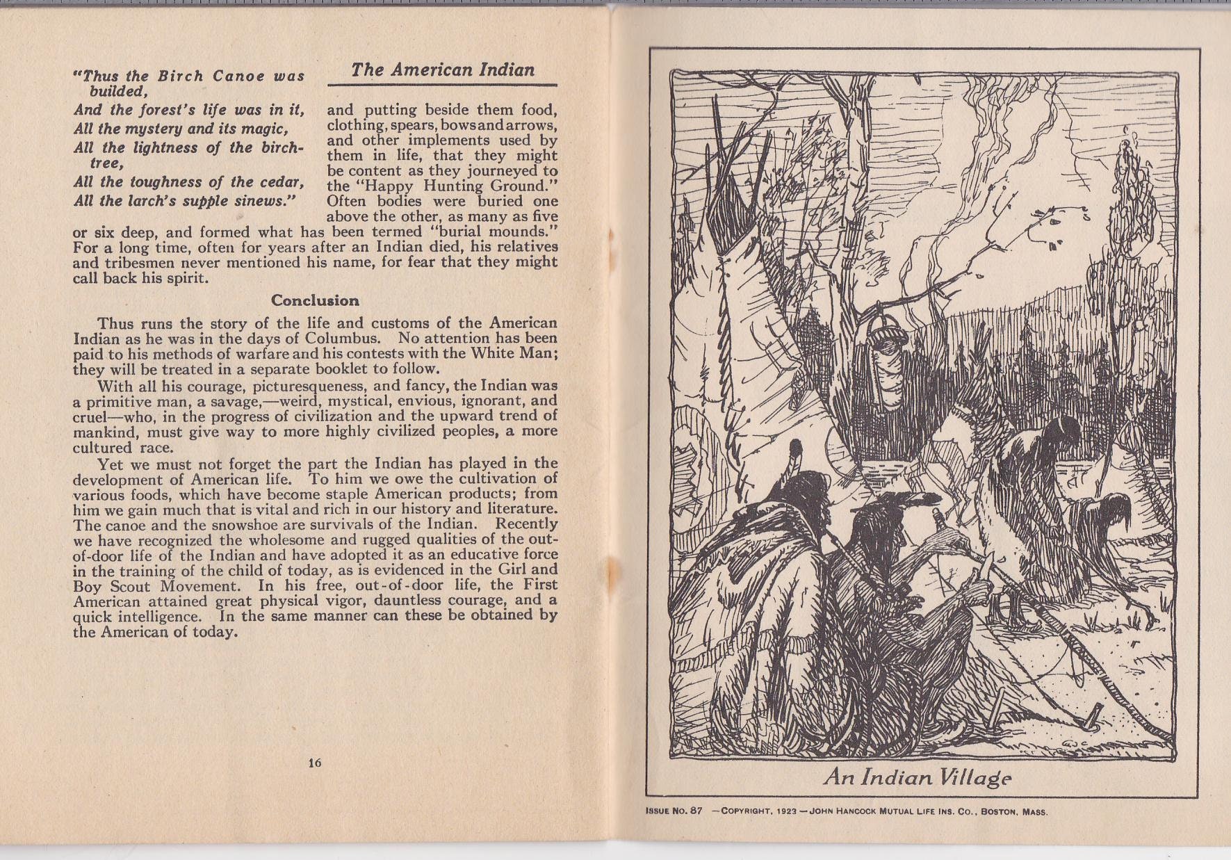 The American Indian His Life and Customs John Hancock | Etsy