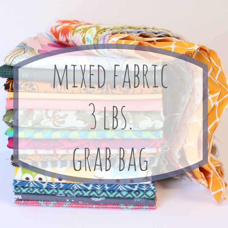 Scrap Fabric 3 Pounds - Etsy