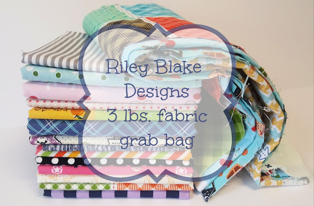 Riley Blake Designs Scrap Fabric Bundle 3 Pound Grab Bag, Lori Holt ...