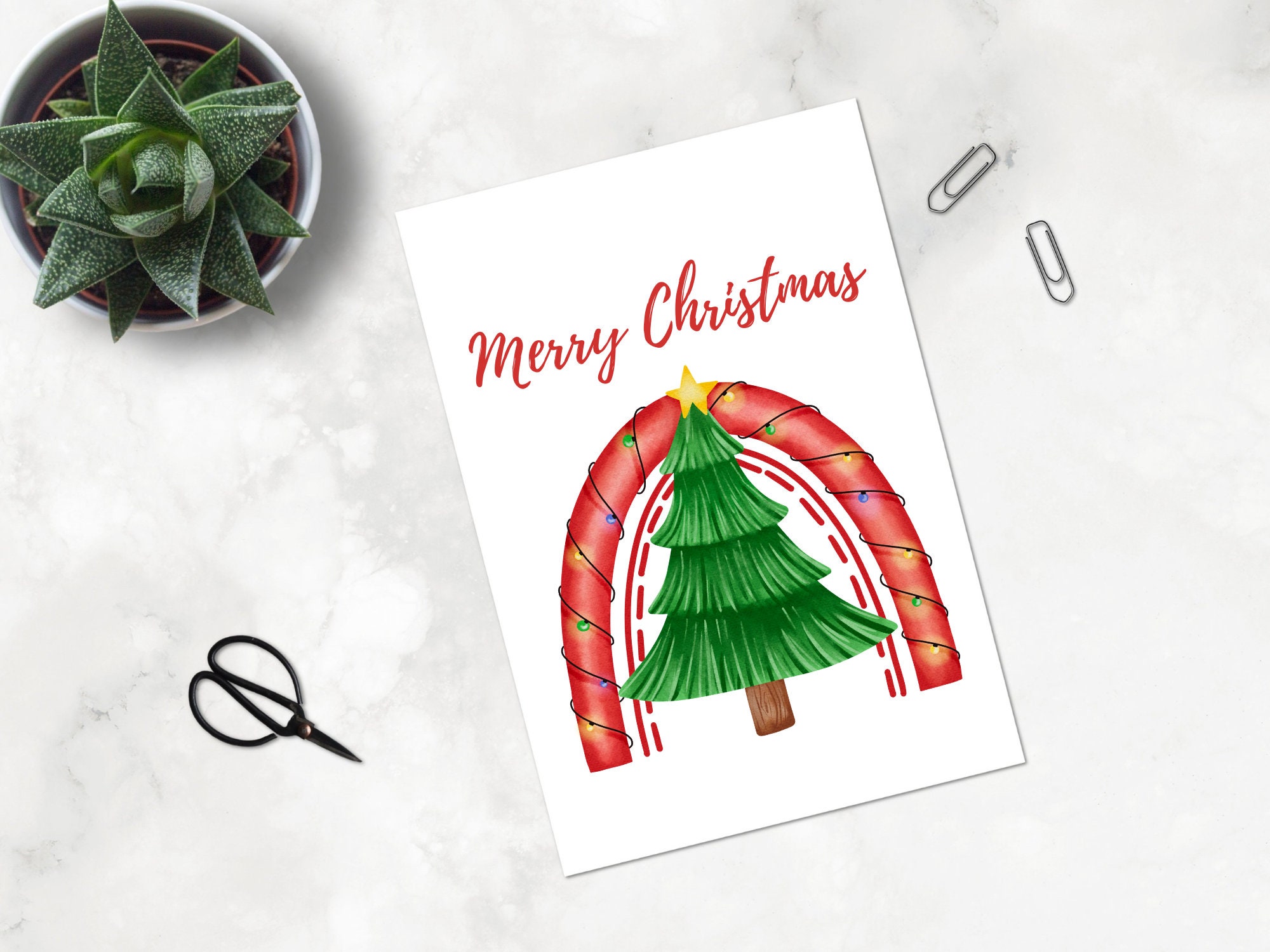 Rainbows Christmas Watercolor Digital Clipart , Santa , Snowman , Tree ...