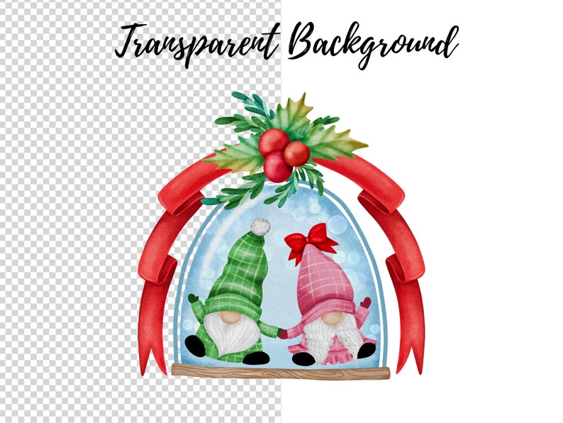 Rainbows Christmas Watercolor Digital Clipart , Santa , Snowman , Tree ...