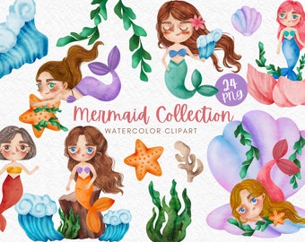 INSTANT Download. Cute Sitting Mermaid Princess Cut Files and - Etsy