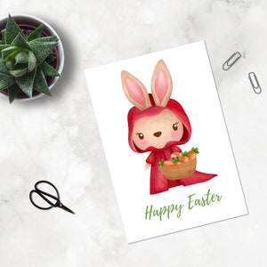 Bunny Village Watercolor Clipart: Easter Rabbit PNG (digital Download ...