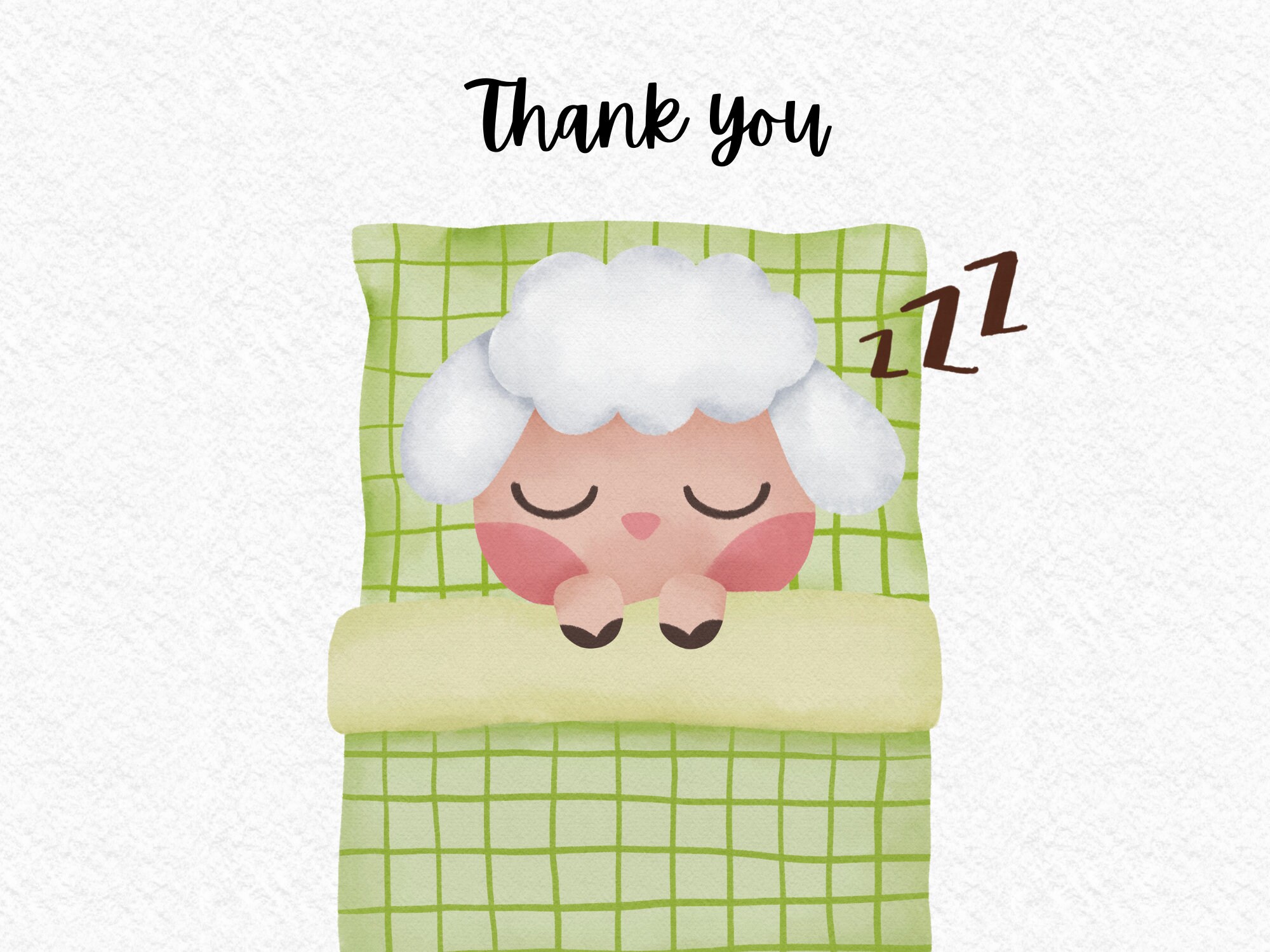 Counting Sheep Watercolor Clipart: Baby Nursery PNG (digital Download ...